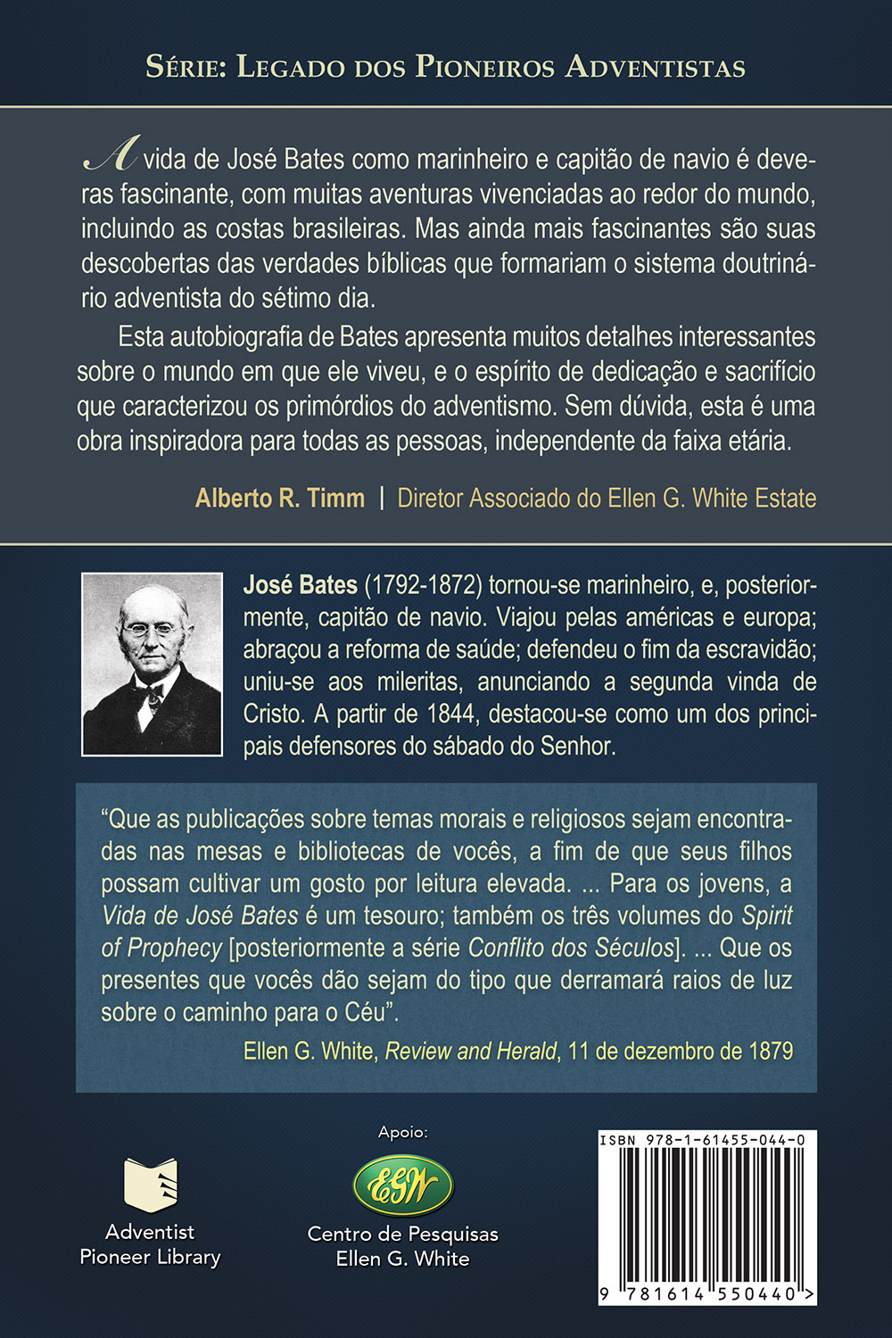 As Aventuras do Capitão José Bates - Editora dos Pioneiros